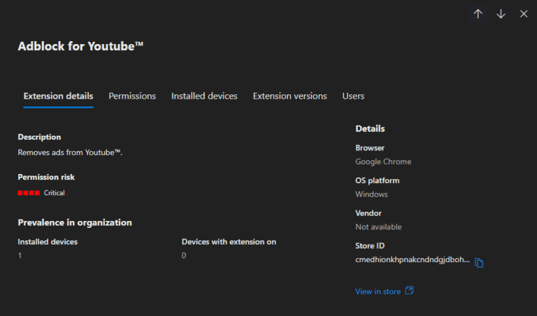 Stopping malicious Browser Extensions with Microsoft Defender TVM and ...