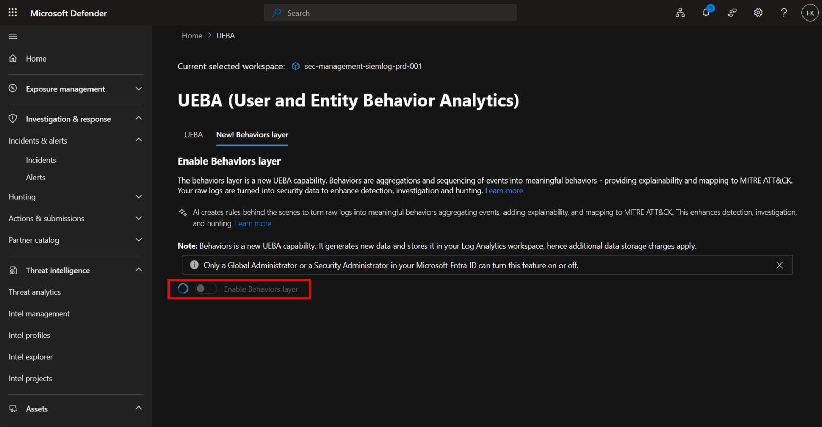 UEBA behaviors layer in Microsoft Sentinel: from raw logs to behavioral ...